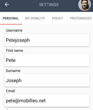 Managing Your Personal Preferences – Mobilleo Support